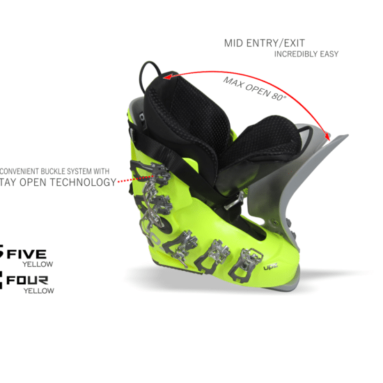 2024 – 2025 SKIBOOT 5 Five Yellow (NEW!!) – UPZ Boots